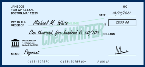 Make Business Checks Using Online Check Writer