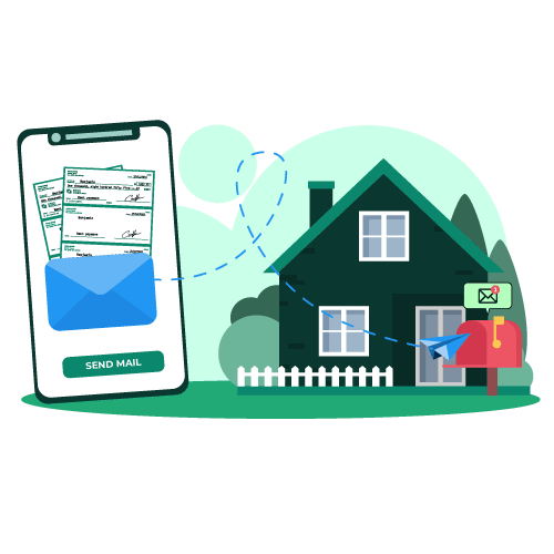 Mail Checks Online In One Click. You Create, We Print & Send