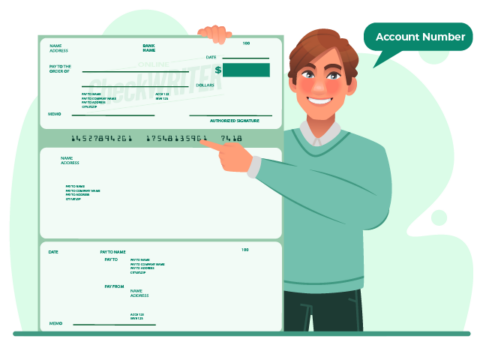 Account Number on Checks on Blank Checks & Easy Printing