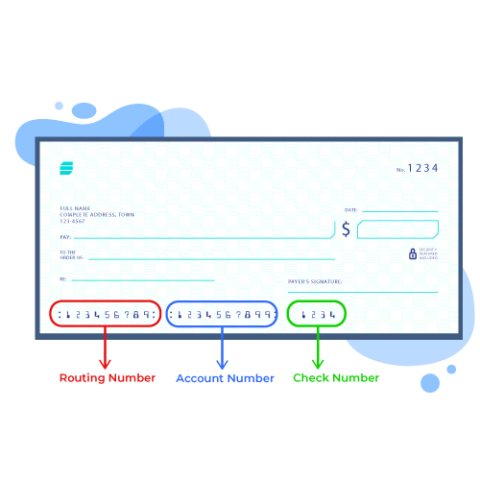 Account Number on Checks on Blank Checks & Easy Printing