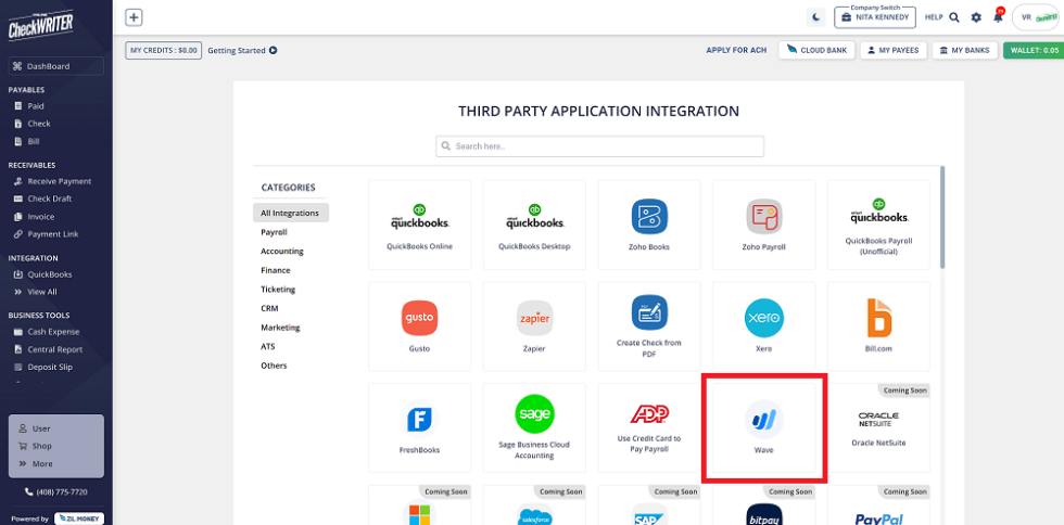 Wave Accounting Integration Made Easy | Pay Via ACH & Wire