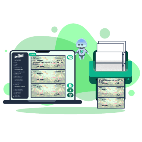 Personal Check Printing Software Online Any Printer/Paper