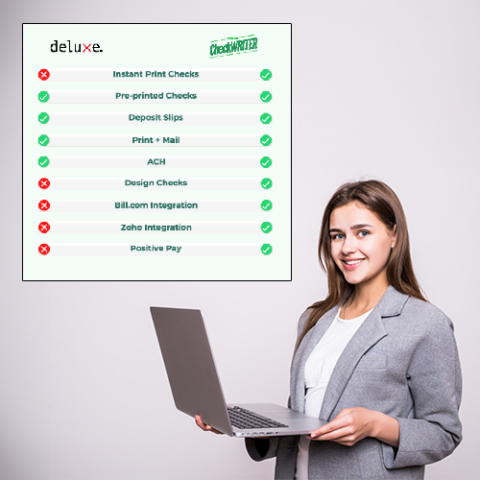 Deluxe Checks Personal Alternative - Create On-Demand Now