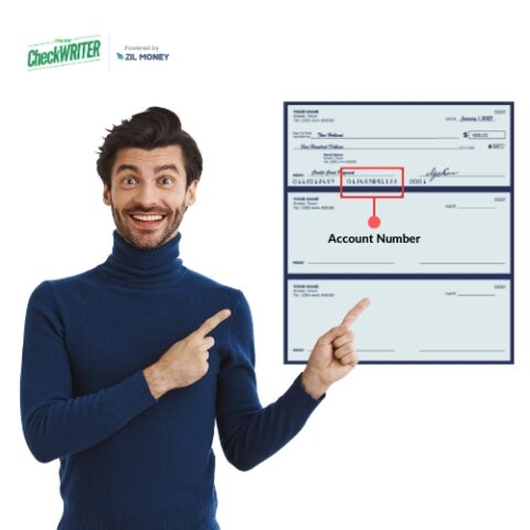 Account Number On A Check - Print Checks Securely