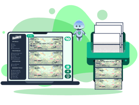 Print Check At Home Online Now. Business/Personal Send eCheck