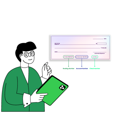 Account Number on Checks on Blank Checks & Easy Printing